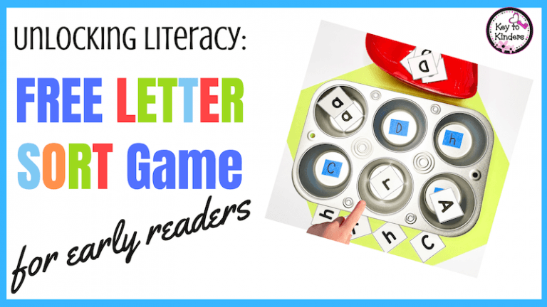 Unlocking Literacy: Free Letter Sort Game for Early Readers - Key 2 Kinders